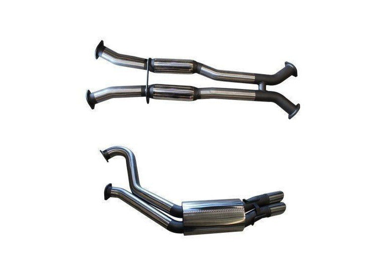 Manta 3″ Dual Cat Back with Hotdog & Muffler Commodore VT–VZ 1997–2006 ...