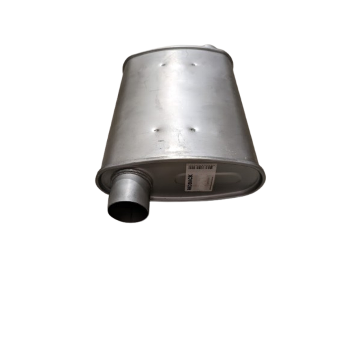 Redback - 2.5" Chambered Muffler Offset/Offset 14"x10"x4" Oval Alumini ...