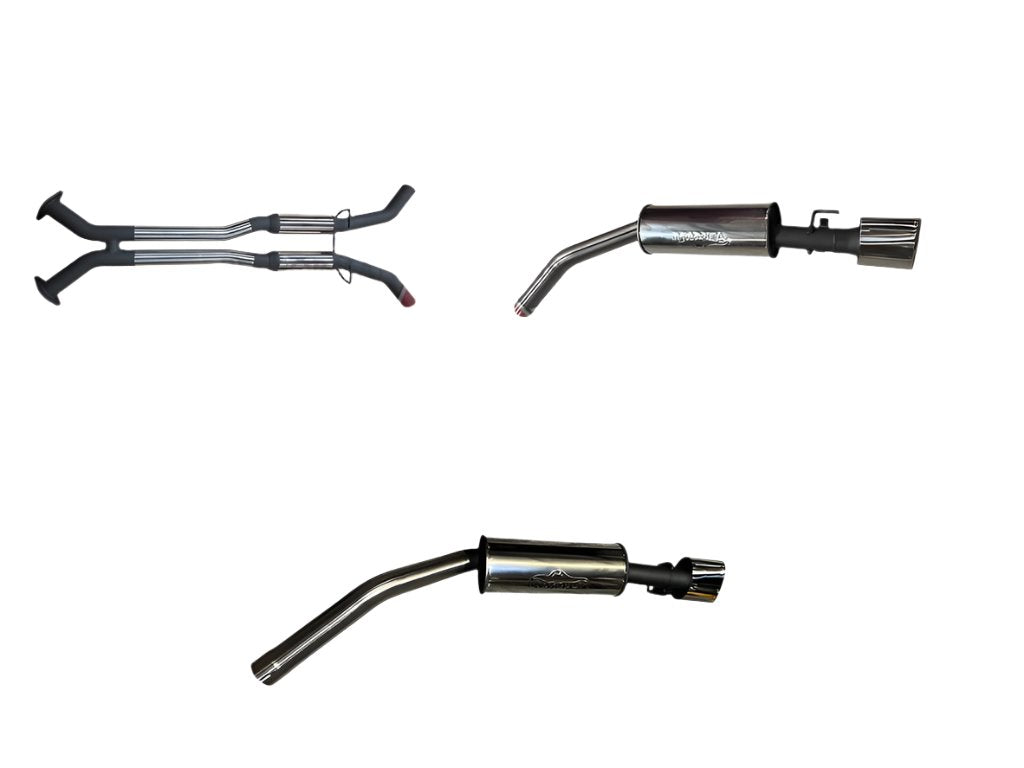 Manta 2.5″ Dual Cat Back Hotdog/Muffler Commodore VU–VZ 2000–2007 ...